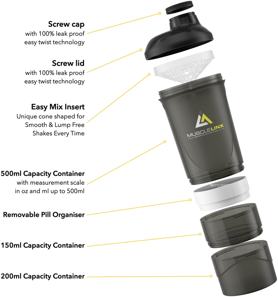 Musclelinx Shaker+ – Musclelinx Sports Nutrition